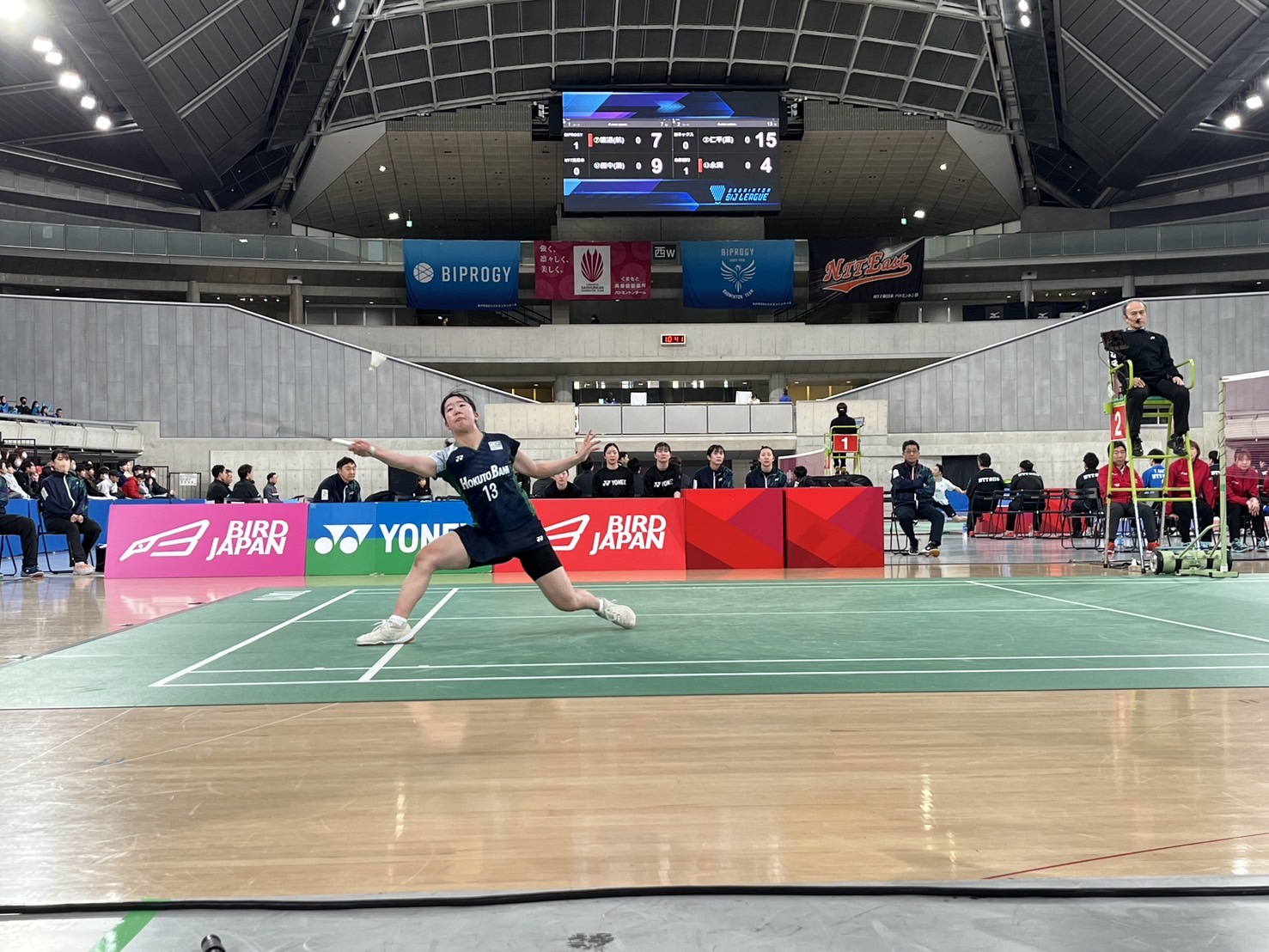 バドミントンS/J リーグ2023 TOP4 トーナメント（準決勝・決勝）｜北都銀行バドミントンクラブ